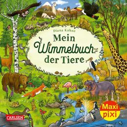 Maxi Pixi 417: Mein Wimmelbuch der Tiere, Kartoniert (TB)