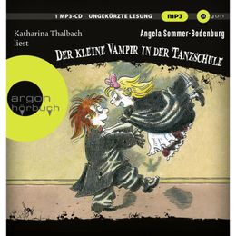 Der kleine Vampir in der Tanzschule,1 Audio-CD, 1 MP3 - Angela Sommer-Bodenburg (Hörbuch)