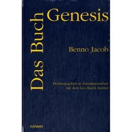 Das Buch Genesis - Benno Jacob, Gebunden