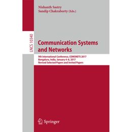 Springer Communication Systems and Networks, Kartoniert (TB)