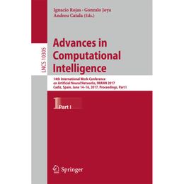 Springer International Publishing Advances in Computational Intelligence, Kartoniert (TB)