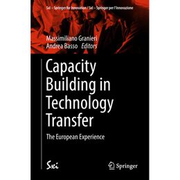 Springer Capacity Building in Technology Transfer, Kartoniert (TB)
