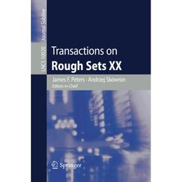 Transactions on Rough Sets XX, Kartoniert (TB)