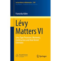 Springer International Publishing Lévy Matters VI - Franziska Kühn, Kartoniert (TB)
