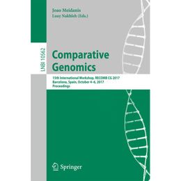 Springer International Publishing Comparative Genomics, Kartoniert (TB)