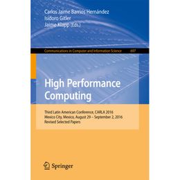 Springer International Publishing High Performance Computing, Kartoniert (TB)