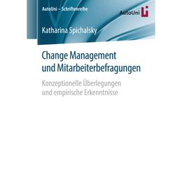 Springer Change Management und Mitarbeiterbefragungen - Katharina Spichalsky, Kartoniert (TB)