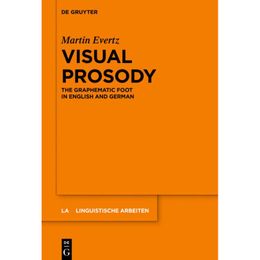 De Gruyter Visual Prosody - Martin Evertz, Kartoniert (TB)