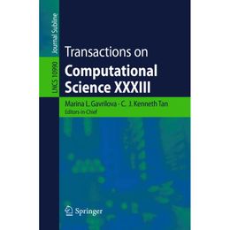 Springer Berlin Heidelberg Transactions on Computational Science XXXIII, Kartoniert (TB)