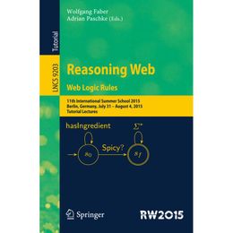 Springer International Publishing Reasoning Web. Web Logic Rules, Kartoniert (TB)
