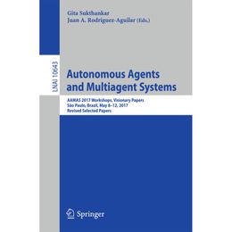Springer International Publishing Autonomous Agents and Multiagent Systems, Kartoniert (TB)