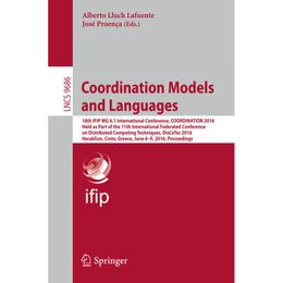 Springer Coordination Models and Languages, Kartoniert (TB)