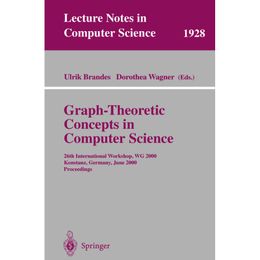 Springer Berlin Heidelberg Graph-Theoretic Concepts in Computer Science, Kartoniert (TB)