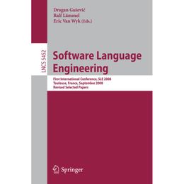 Springer Berlin Heidelberg Software Language Engineering, Kartoniert (TB)