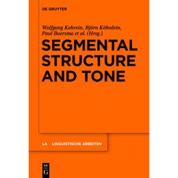 De Gruyter Segmental Structure and Tone, Gebunden
