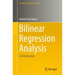 Bilinear Regression Analysis - Dietrich von Rosen, Kartoniert (TB)