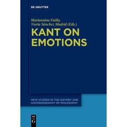 De Gruyter Kant on Emotions, Kartoniert (TB)