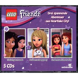 LEGO Friends Hörspielbox.Box.1,3 Audio-CD - Lego Friends, Various (Hörbuch)