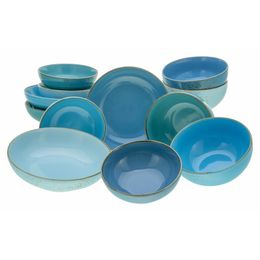 Creatable Bowl Set 12-tlg Nature Collection aqua