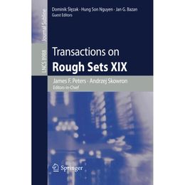 Springer Transactions on Rough Sets XIX, Kartoniert (TB)