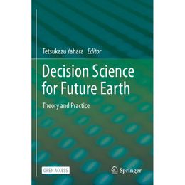 Springer Nature Decision Science for Future Earth, Kartoniert (TB)