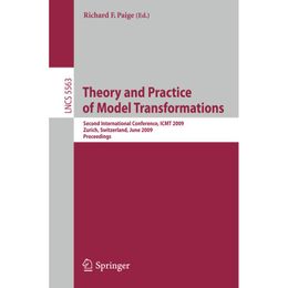 Springer Theory and Practice of Model Transformations, Kartoniert (TB)