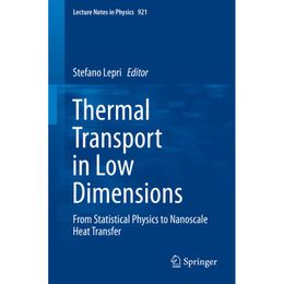 Springer International Publishing Thermal Transport in Low Dimensions, Kartoniert (TB)