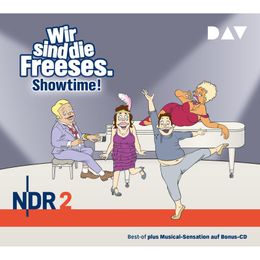 Wir sind die Freeses - Showtime!,3 Audio-CDs - Andreas Altenburg (Hörbuch)