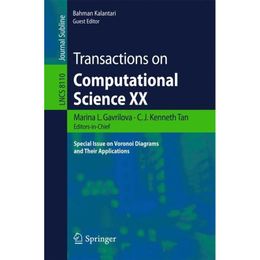 Springer Transactions on Computational Science XX, Kartoniert (TB)