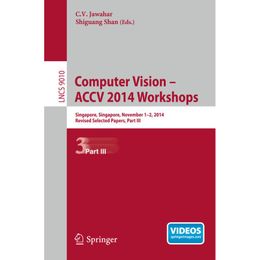 Springer Computer Vision - ACCV 2014 Workshops.Pt.3, Kartoniert (TB)