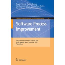 Springer Software Process Improvement, Kartoniert (TB)