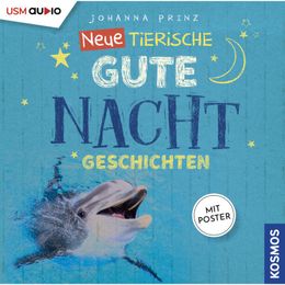 Neue Tierische Gute-Nacht-Geschichten,1 Audio-CD - Johanna Prinz (Hörbuch)