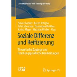 Soziale Differenz und Reifizierung, Kartoniert (TB)