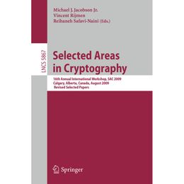 Springer Selected Areas in Cryptography - Elena Andreeva, Mihir Bellare, Orr Dunkelman, Dengguo Feng, Shai Halevi, Florian Mendel, Kartoniert (TB)