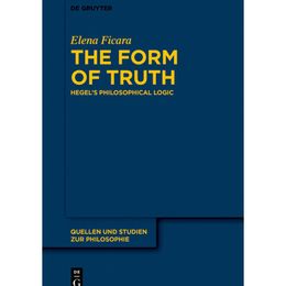 De Gruyter The Form of Truth - Elena Ficara, Kartoniert (TB)