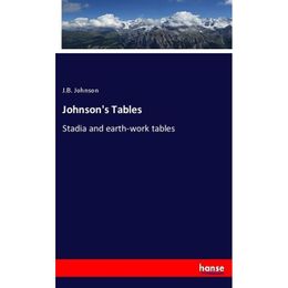 Hansebooks Johnson's Tables - J.B. Johnson, Kartoniert (TB)