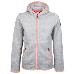 Killtec - Strickfleece-Jacke KOS 355 GRLS in grau, Gr.128