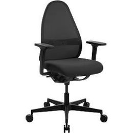 Topstar Bürostuhl Soft Sitness Art, Auto-Synchronmechanik, mit Armlehnen, Netzrückenlehne, Spezial-Muldensitz, schwarz