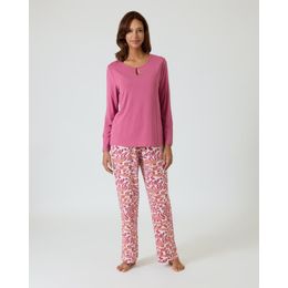 Helena Vera Pyjama mit Animal-Druck