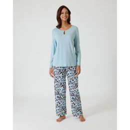 Helena Vera Pyjama mit Animal-Druck