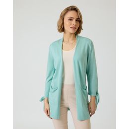 Helena Vera Long-Cardigan mit Seide