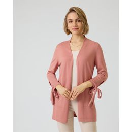 Helena Vera Long-Cardigan mit Seide