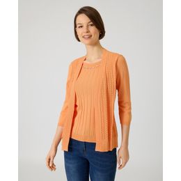 Ovanti Strickdesign Glow Pullover in Twinset-Optik