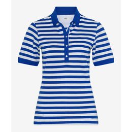 Brax Damen Poloshirt Style CLEO, Blau, Gr. 34