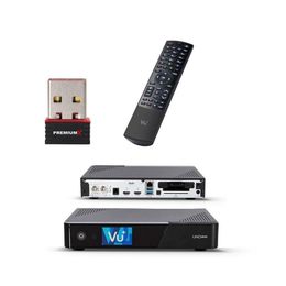 Vu+ Vu+ UNO 4K SE Sat Receiver DVB-S2 Linux UHD 2160p H.265 mit Wlan Stick SAT-Receiver
