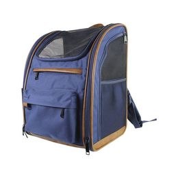 Nobby Tiertransporttasche Rucksack Tomek blau für Katzen