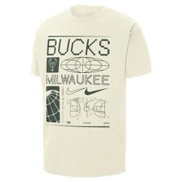 Milwaukee Bucks Nike Max90 NBA-T-Shirt für Herren - Weiß