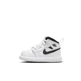 Jordan 1 Mid Alt Schuh für Babys und Kleinkinder - Weiß