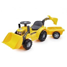 écoiffier Ecoiffier Rutscherauto Outdoor Spielzeug Rutscherfahrzeug Radlader + Anhänger gelb 7600000498