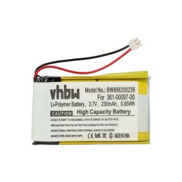 vhbw Ersatz für Garmin 361-00097-00 für Akku Li-Polymer 230 mAh (3